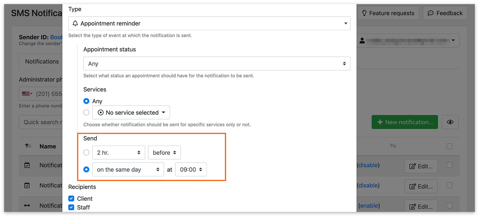 Set Up Text Messages (SMS) – Bookly Help Center
